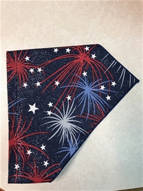 Fireworks Dog Bandana Collar-Bloomingtails Dog Boutique