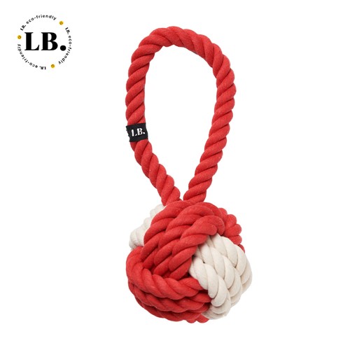 Rope Toy - Red - Bloomingtails Dog Boutique